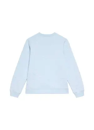 Mint Velvet Embroidered Crewneck Sweatshirt - Blue