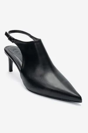 PROLOGUE SHOES Vosalie Slingback Stiletto Pump - Black