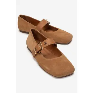 Leather Suede Shoes For Women