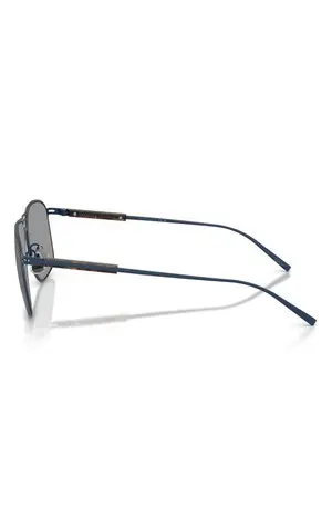 Brunello Cucinelli Titanium Rectangular Sunglasses