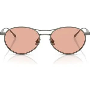 Brunello Cucinelli Oval Sunglasses - Pewter