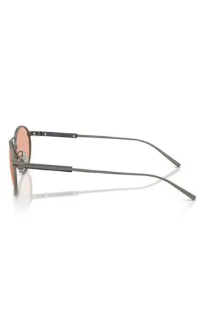 Brunello Cucinelli Oval Sunglasses - Pewter