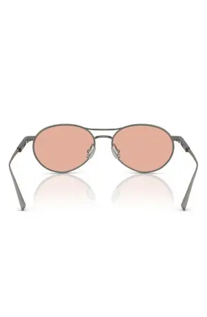 Brunello Cucinelli Oval Sunglasses - Pewter