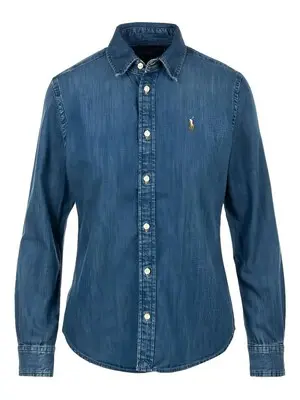 Polo Ralph Lauren Slim Fit Denim Shirt - Blue