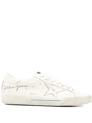 GOLDEN GOOSE Super Star Trainers - White