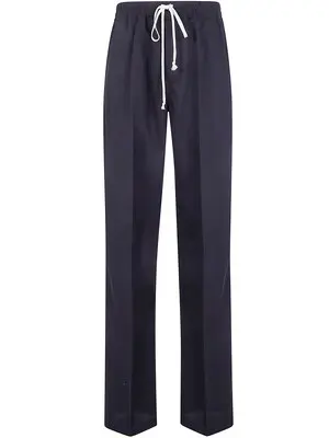 Rick Owens Dietrich Drawstring Trousers - Black