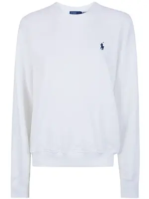 Polo Ralph Lauren Crewneck Sweatshirt With Logo - White