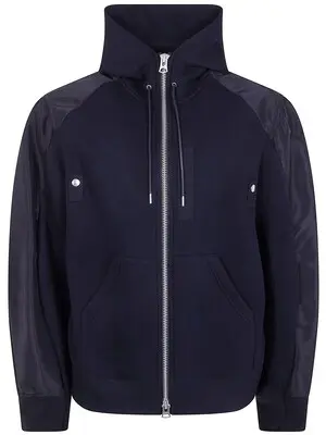 Sacai Sponge Sweat Hoodie - Black