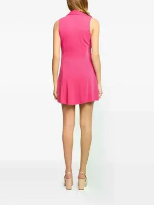 Cinq À Sept Melinda Ruched Button-up Dress - Pink