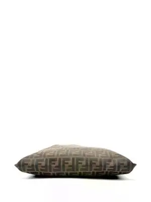 Fendi Zucca Pattern Metal-handle Bag