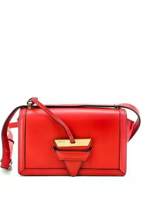 Loewe Barcelona Shoulder Bag In Leather - Red