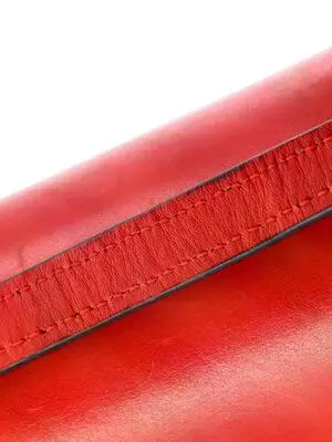 Loewe Barcelona Shoulder Bag In Leather - Red