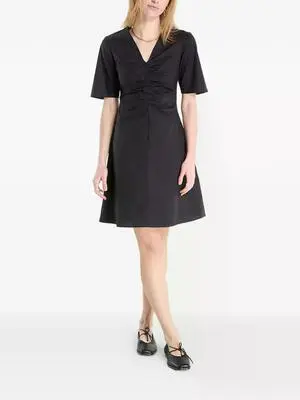 SAMSOE SAMSOE Sabrooke Mini Dress With V-neck And Ruched Detailing