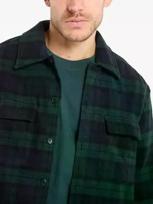 SAMSOE SAMSOE Check-pattern Overshirt