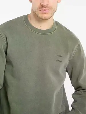 SAMSOE SAMSOE Crewneck Sweatshirt With Logo Print - Grey