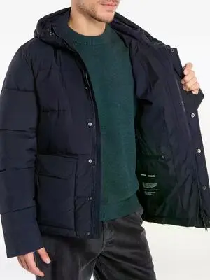 SAMSOE SAMSOE Padded Hooded Jacket With Logo Detail