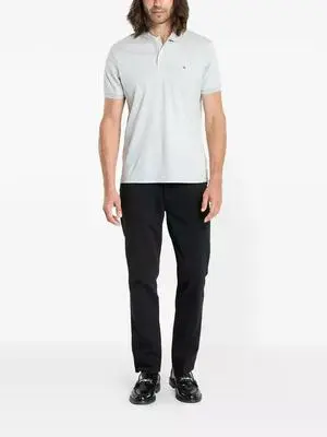 Tommy Hilfiger Logo-embroidery Polo Shirt - Grey