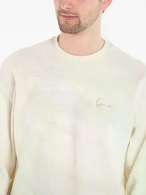 KARL KANI Waffle Knit Long Sleeve T-shirt
