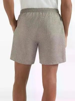 Brunello Cucinelli Floral Print Swim Shorts - Neutrals