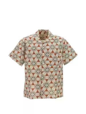Portuguese Flannel Pavement Geometric-pattern Shirt
