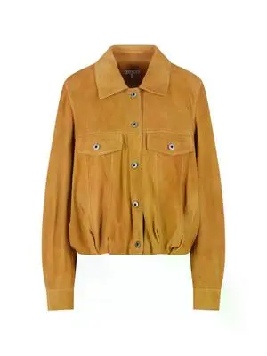 Loewe Suede Anagram Patch Jacket