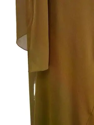 CORTANA Galea Cape-overlay Dress - Green