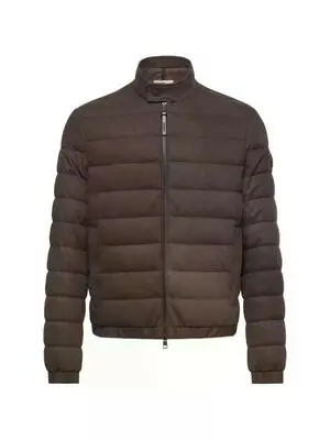 Moncler Luray Quilted Zip-up Jacket - Brown