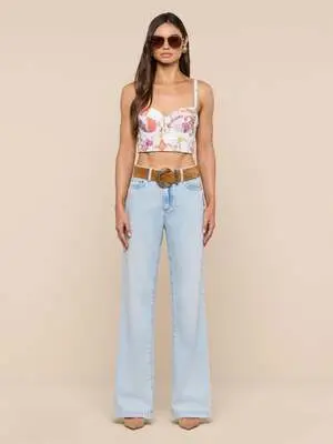 L'Agence Sonya Bustier In Print