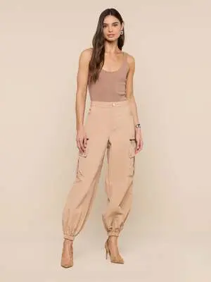 L'Agence Greer Nylon Cargo Jogger