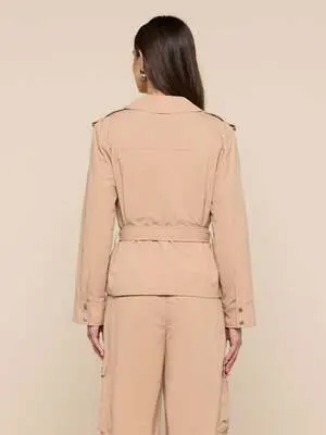 L'Agence Calida Windbreaker Trench Coat