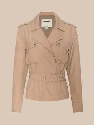 L'Agence Calida Windbreaker Trench Coat
