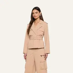 L'Agence Calida Windbreaker Trench Coat