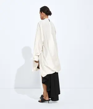 Bottega Veneta Washed Silk Taffeta Shirt
