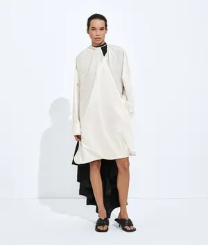 Bottega Veneta Washed Silk Taffeta Shirt