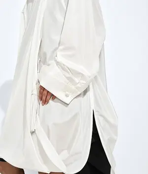 Bottega Veneta Washed Silk Taffeta Shirt