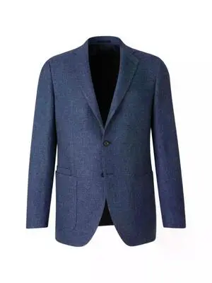 Scabal Kenton Single-breasted Jacket - Blue