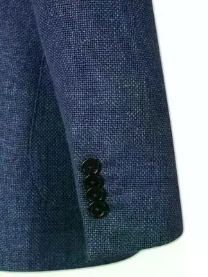 Scabal Kenton Single-breasted Jacket - Blue