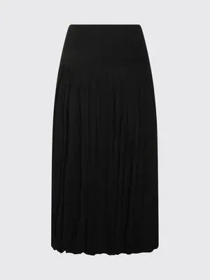 TOTEME High-waisted Pleated Midi Skirt In Viscose