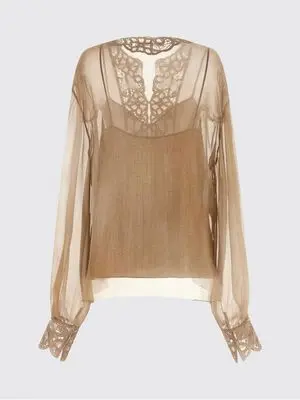 Ermanno Scervino Embroidered Silk Blouse