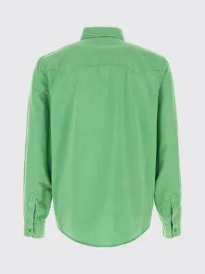 Versace Long-sleeved Cotton Utility Shirt With Patch Pockets