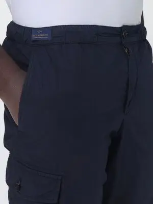 Paul & Shark Cotton Cargo Shorts - Black