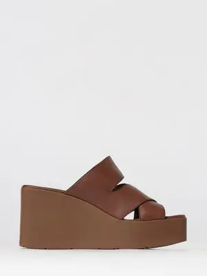 VIC MATIE Heeled Platform Sandals - Brown