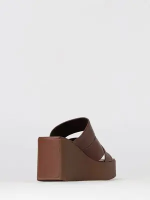 VIC MATIE Heeled Platform Sandals - Brown