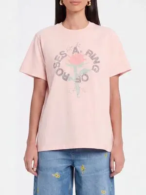 GANNI Printed Organic Cotton T-shirt