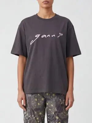 GANNI T-shirt With Logo