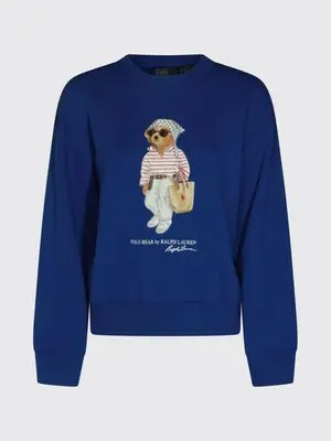 Polo Ralph Lauren Embroidered Bear Sweatshirt - Blue