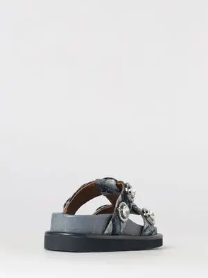 Kurt Geiger Embellished Heeled Sandals - Blue