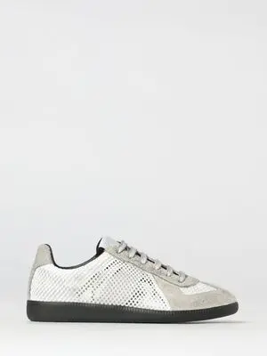 MAISON MARGIELA Replica Suede And Mesh Low-top Sneakers - Grey