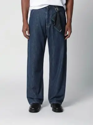 DARKPARK Wide-leg Jeans In Cotton And Lyocell Blend - Denim