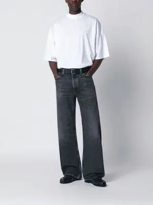 AGOLDE Cotton Wide-leg Jeans - Denim